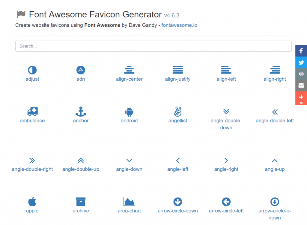 Usando Font Awesome como favicon em seu site